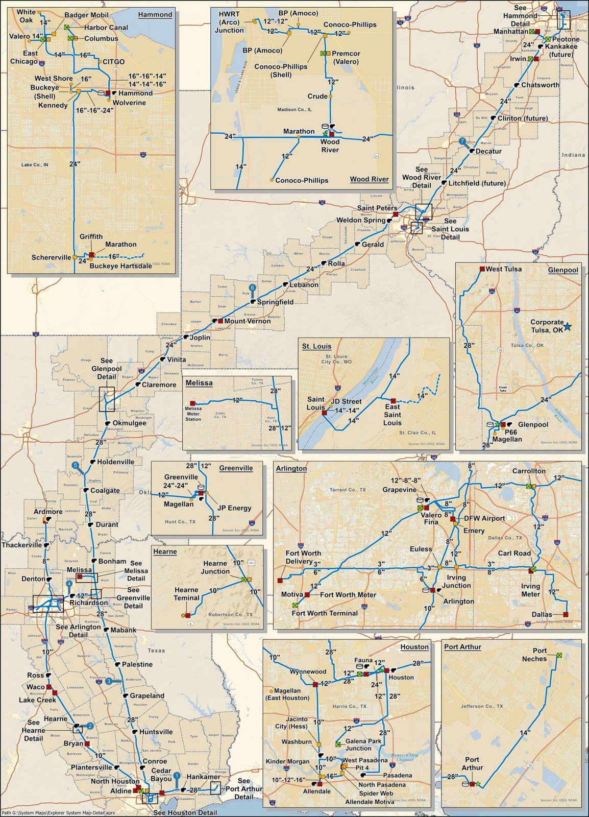 Pipeline Transportation | Explorer Pipeline | Contact Us